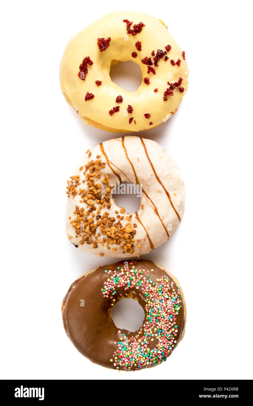 Three doughnuts hi-res stock photography and images - Alamy