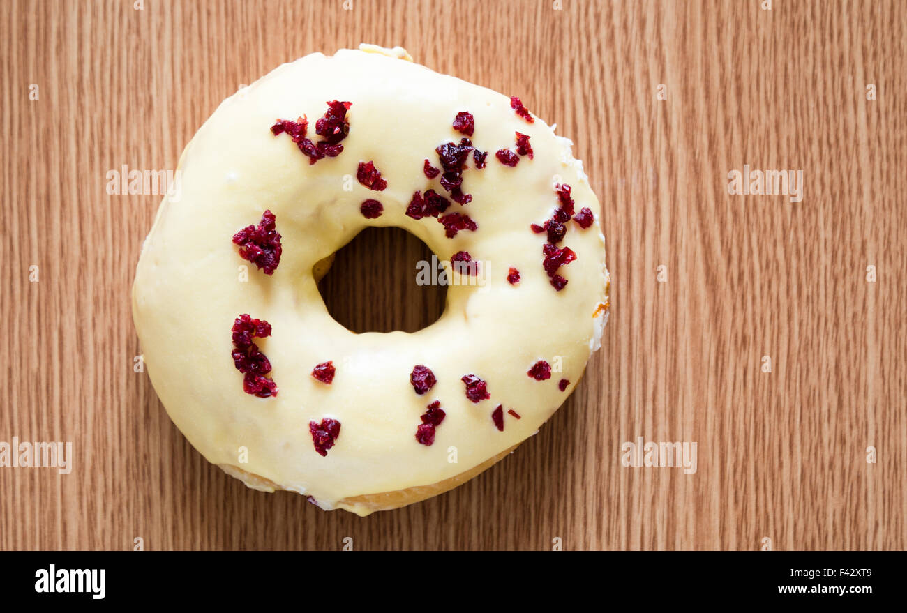donut on table Stock Photo - Alamy