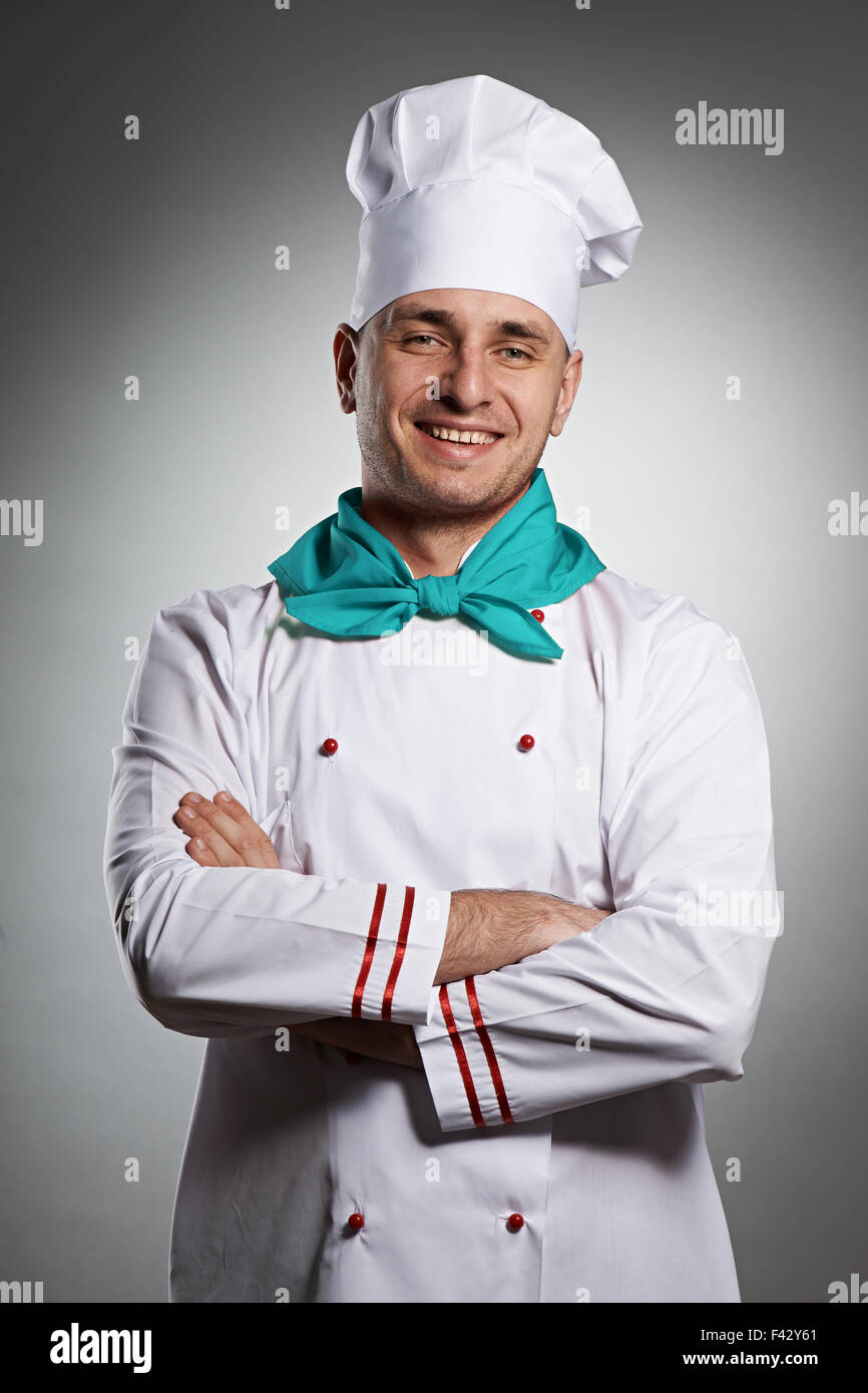 Male chef portrait Stock Photo - Alamy