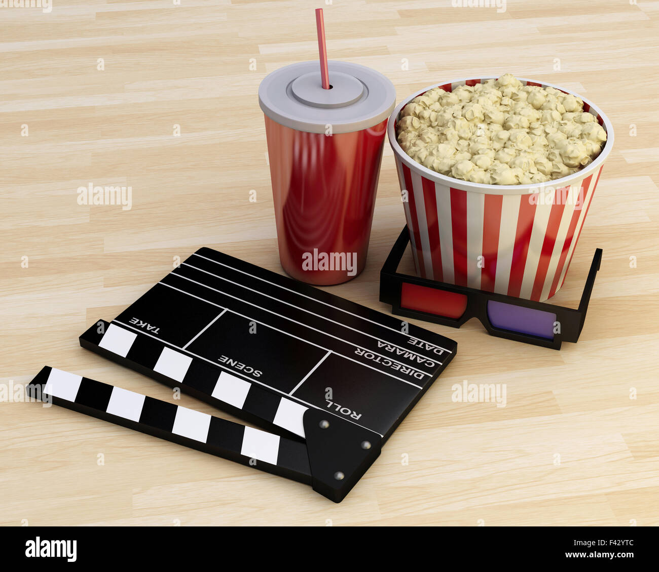 Cinema popcorn drink hi-res stock photography and images - Alamy