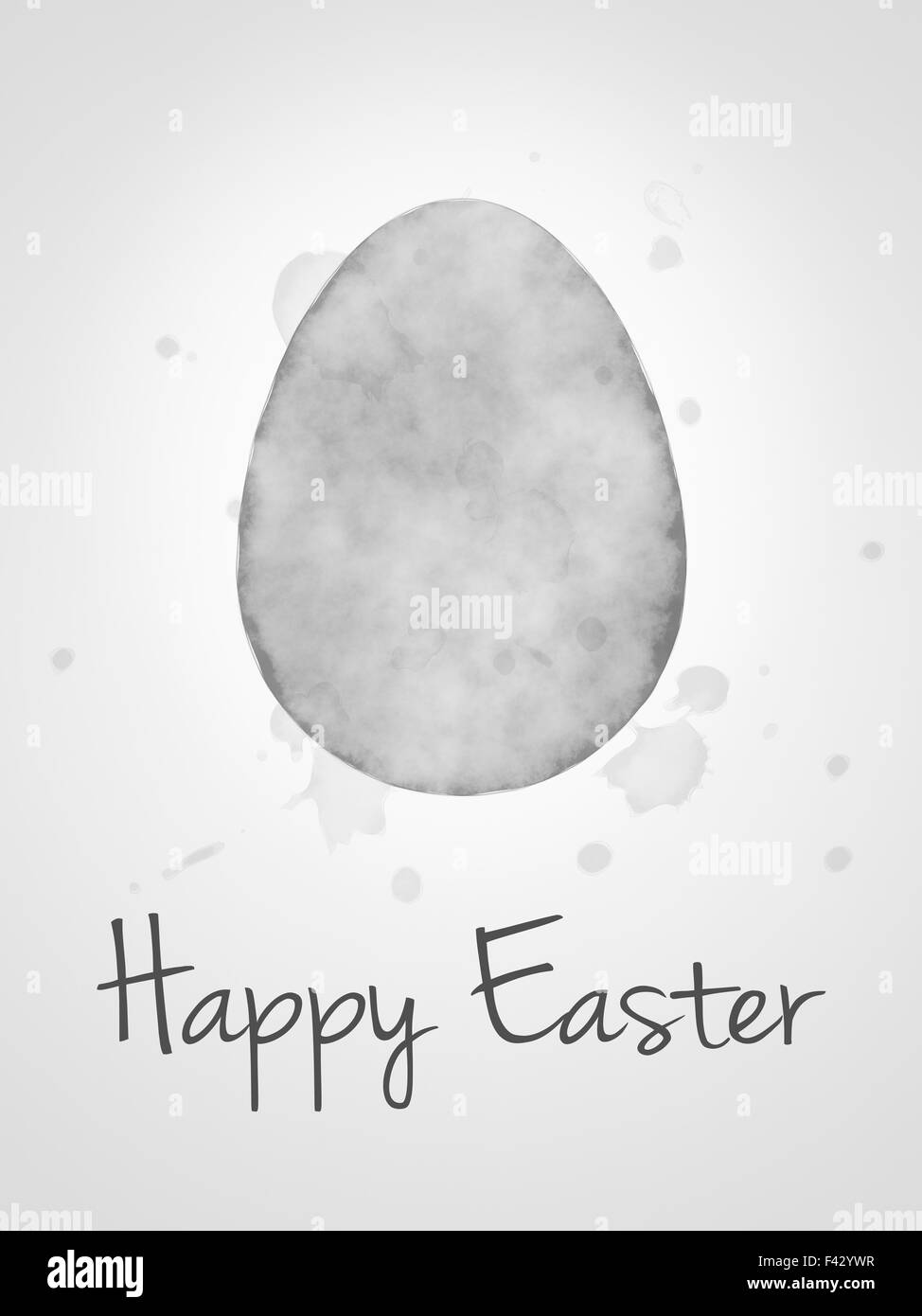 Water color illustration happy Black and White Stock Photos & Images ...