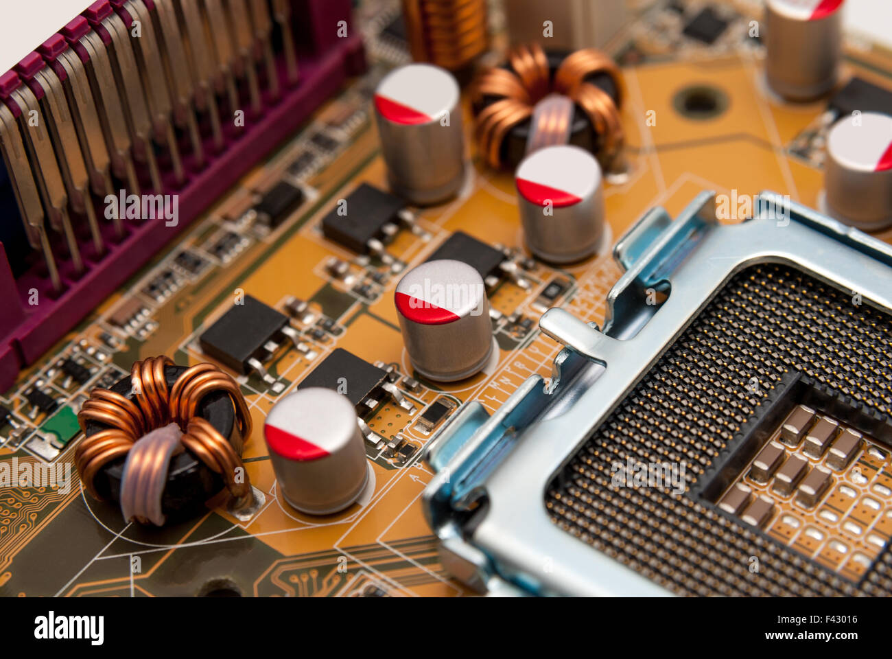 Multiphase power system modern processor Stock Photo - Alamy