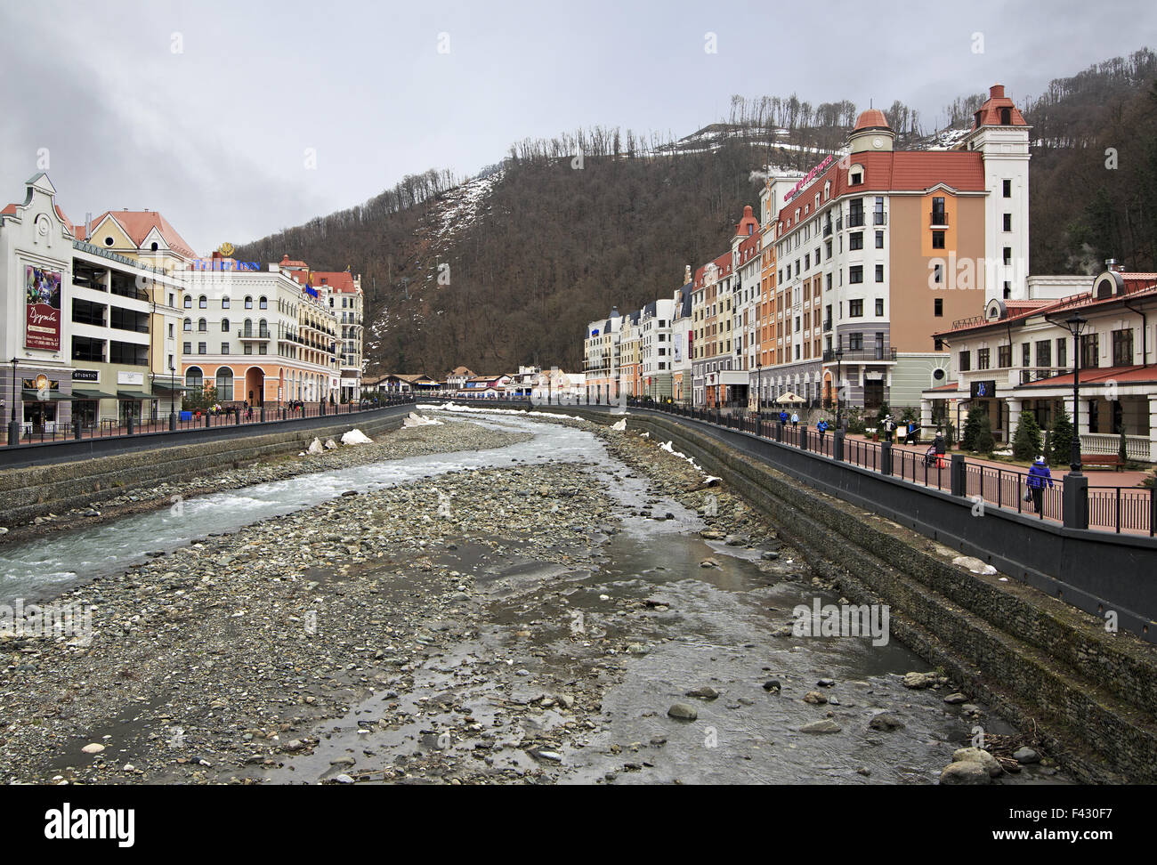 Valley in Rosa Khutor Alpine Resort Stock Photo - Alamy