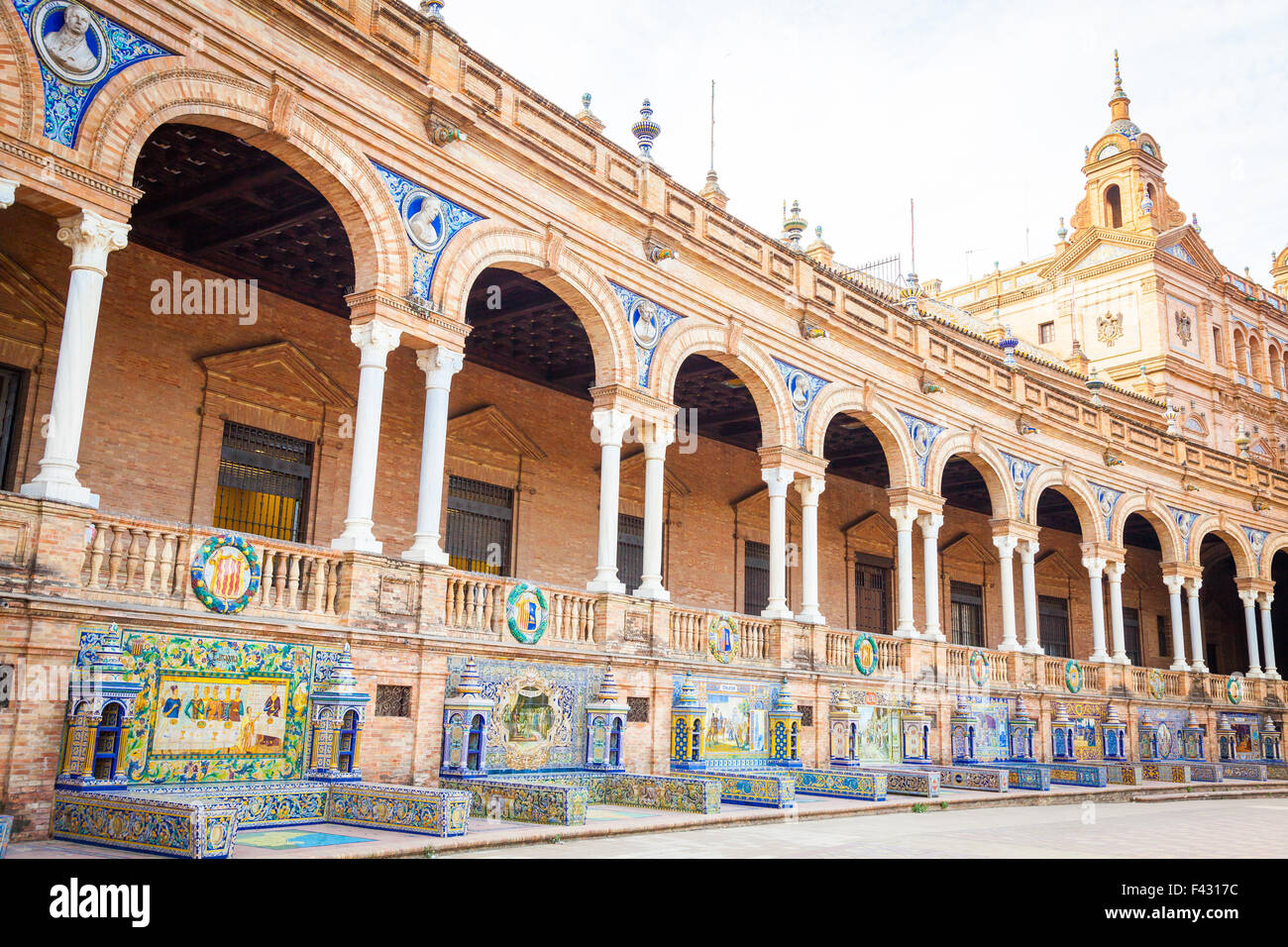Seville Spain Square Stock Photo - Alamy
