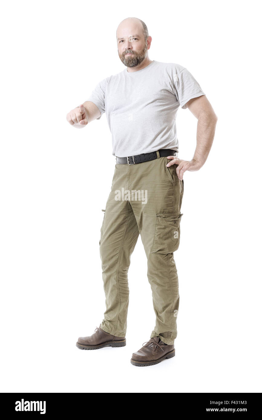 Full body bearded male Cut Out Stock Images & Pictures - Alamy