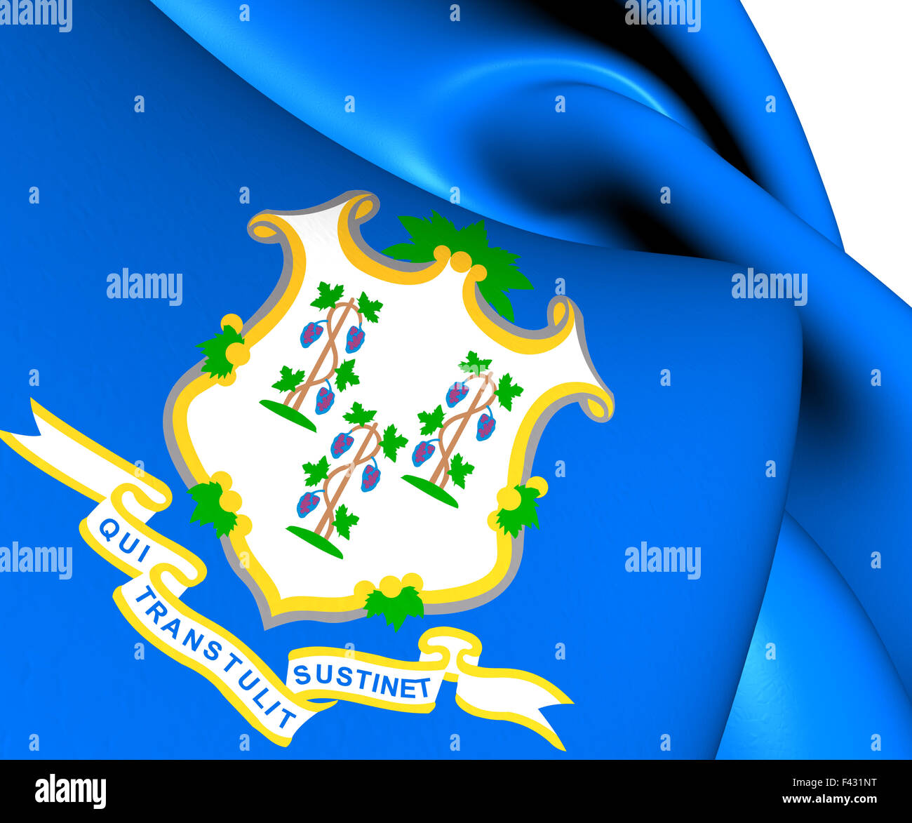 Flag connecticut state region hi-res stock photography and images - Alamy