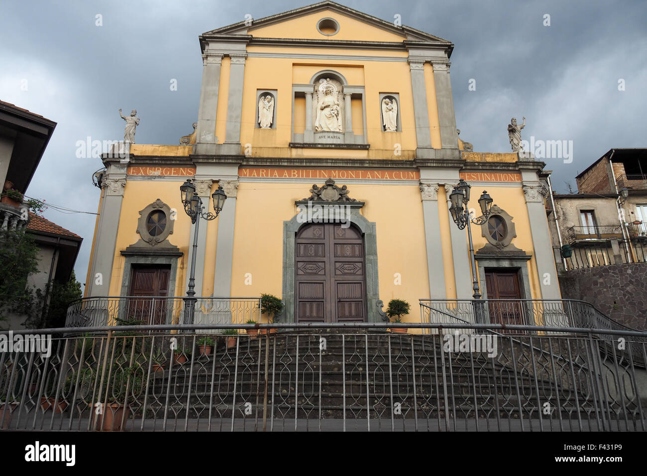 Church of San Nicola in Delianuova, Calabria, Italy Stock Photo - Alamy