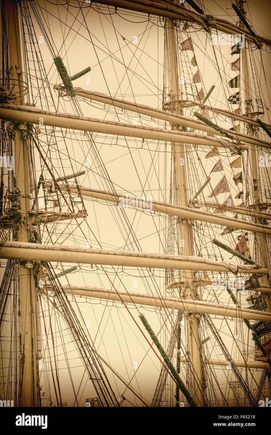 Stylized ship masts hi-res stock photography and images - Alamy