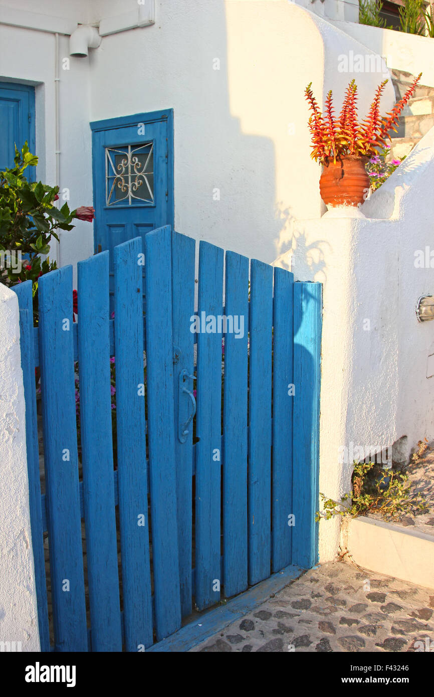 Traditional greek house Stock Photo - Alamy