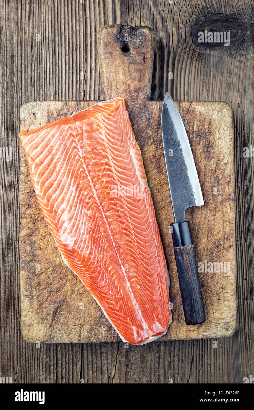 Fillet salmon hi-res stock photography and images - Alamy