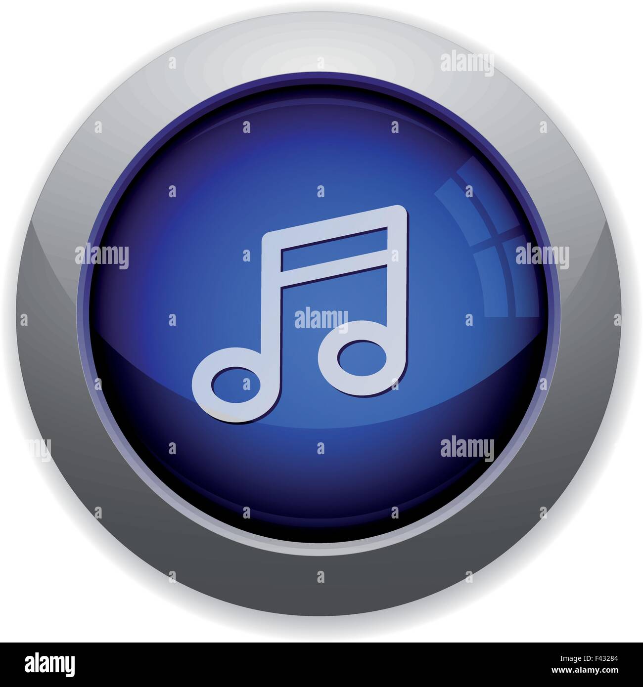 Music black color web Stock Vector Images - Alamy