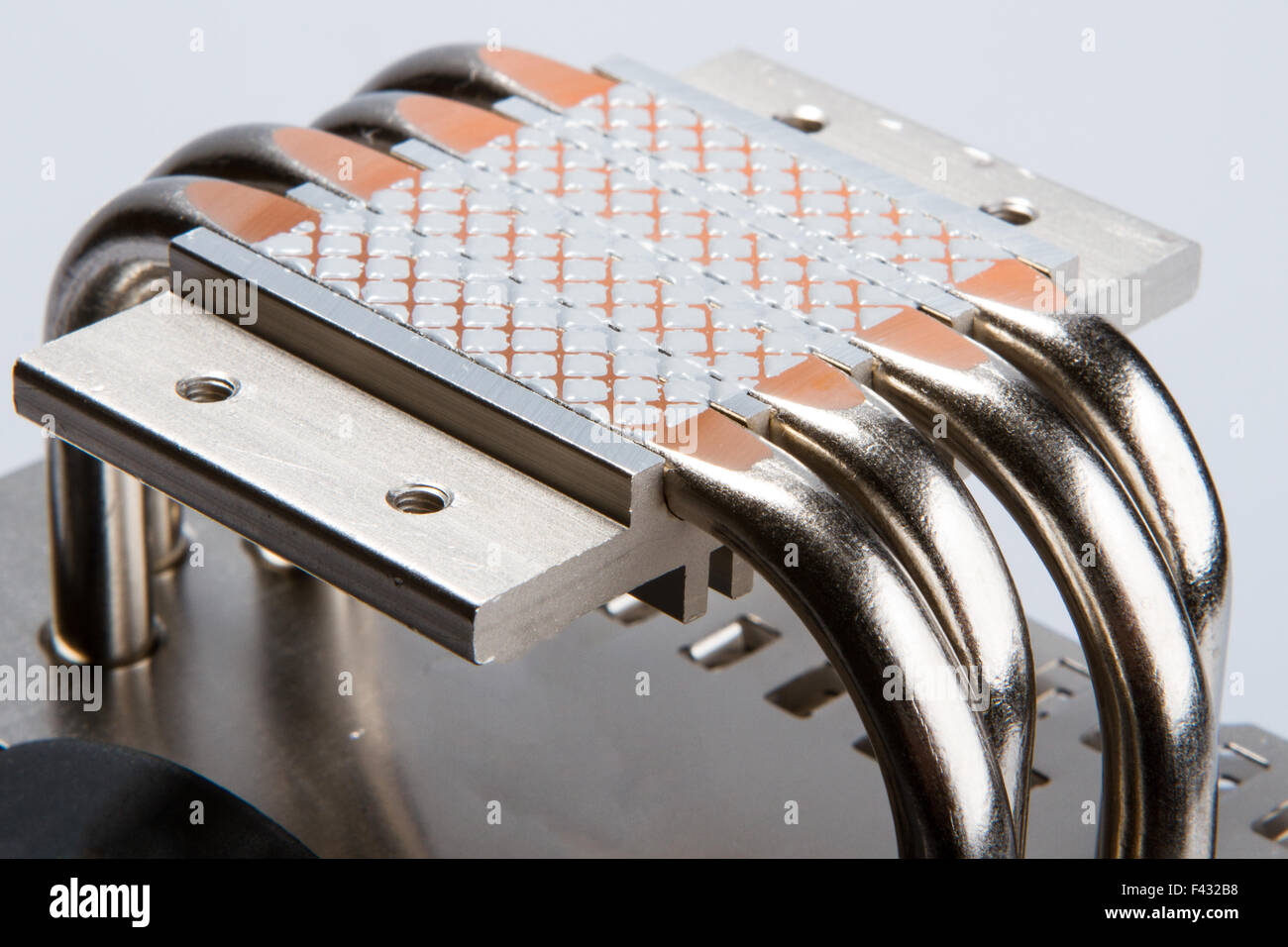 Aluminum cpu cooler Stock Photo - Alamy