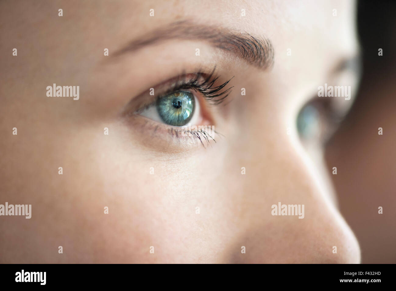 Close-up of woman's eye Stock Photo - Alamy