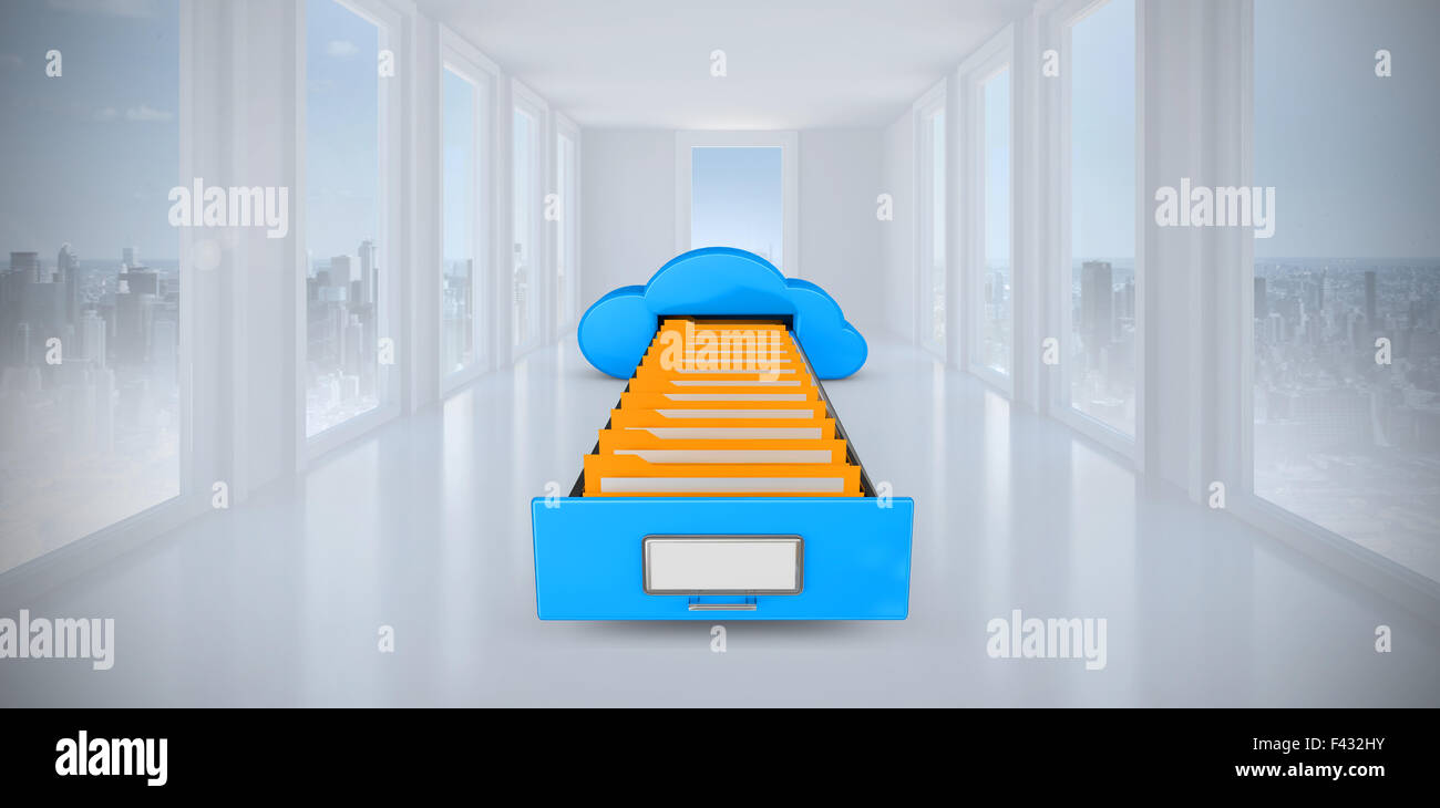 Composite image of cloud computing drawer Stock Photo - Alamy
