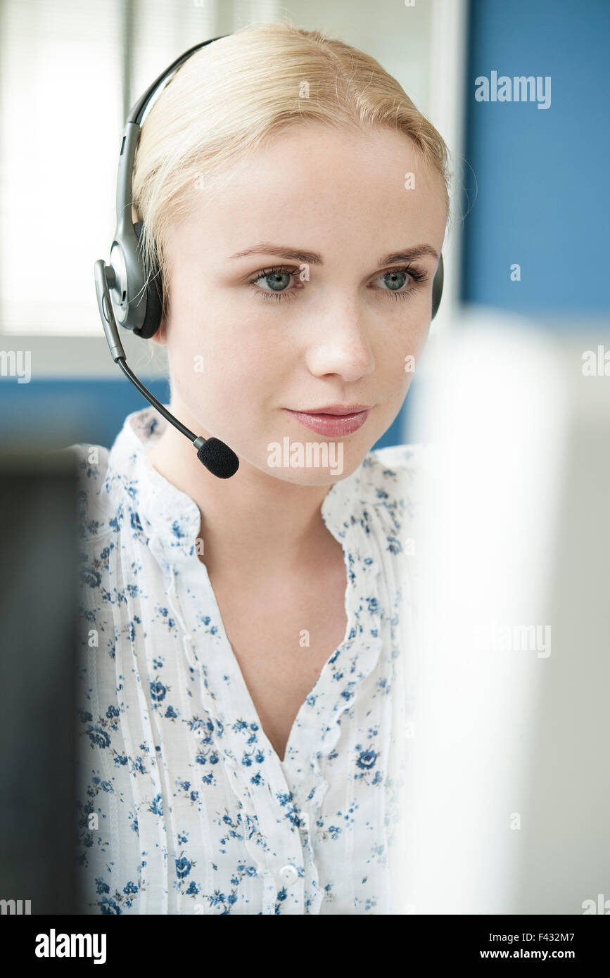 Conference call headsets hi-res stock photography and images - Alamy