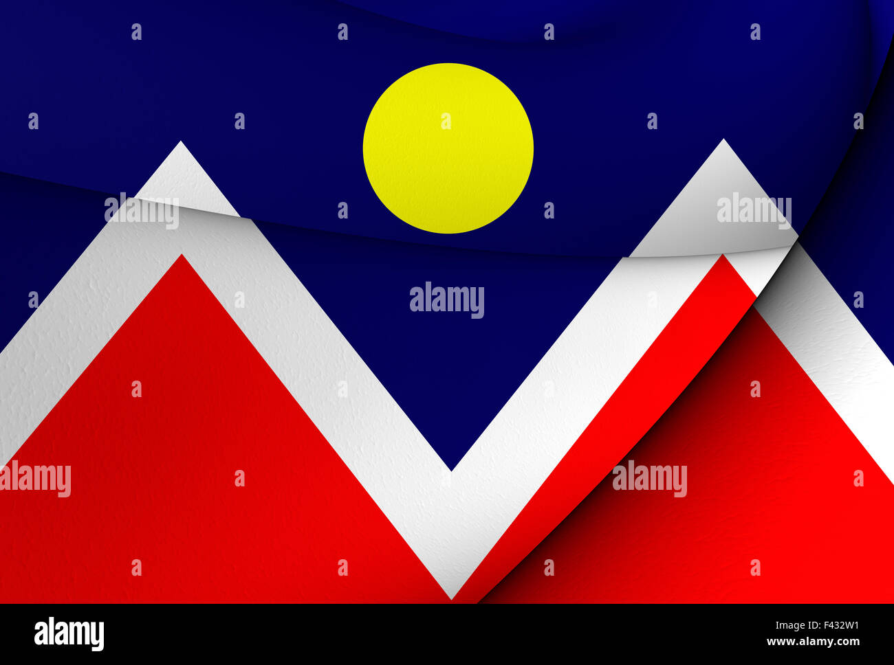 Flag of Denver Stock Photo - Alamy