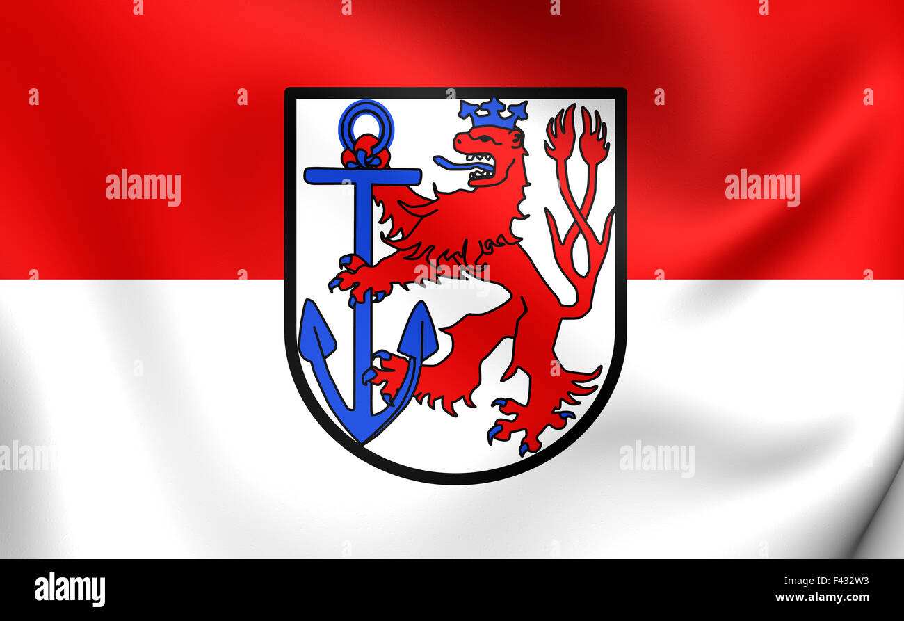 Flag of Dusseldorf Stock Photo - Alamy