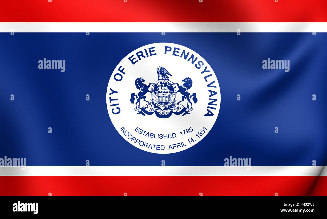 Flag of Erie Stock Photo - Alamy