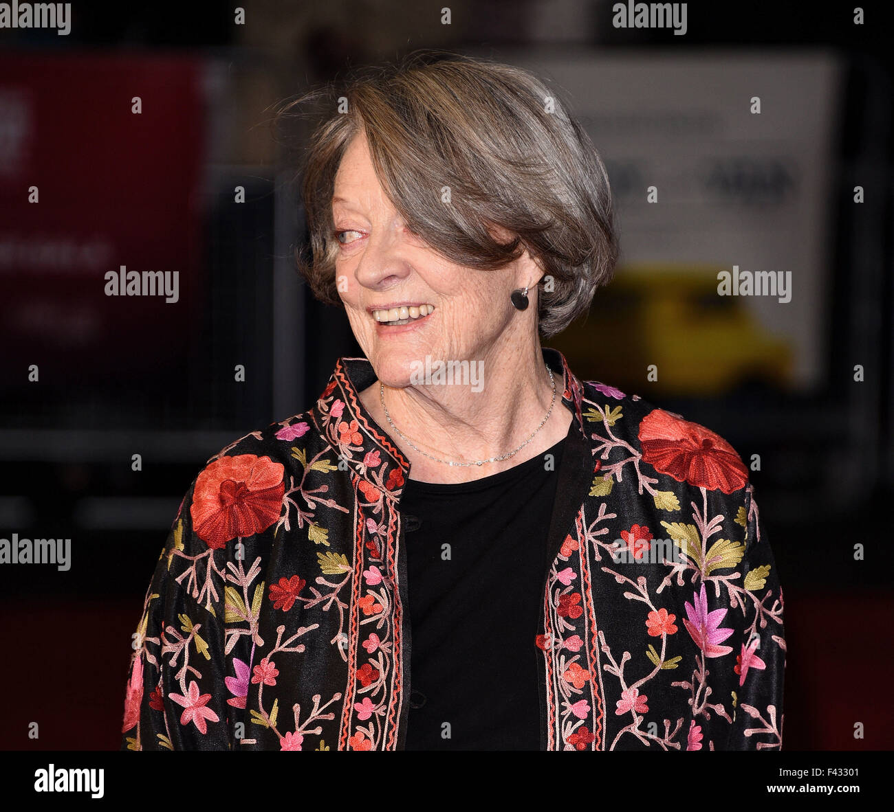 London, UK. Dame Maggie Smith at London Film Festival Premiere of The ...