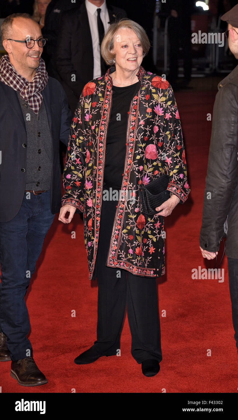 London, UK. Dame Maggie Smith at London Film Festival Premiere of The ...