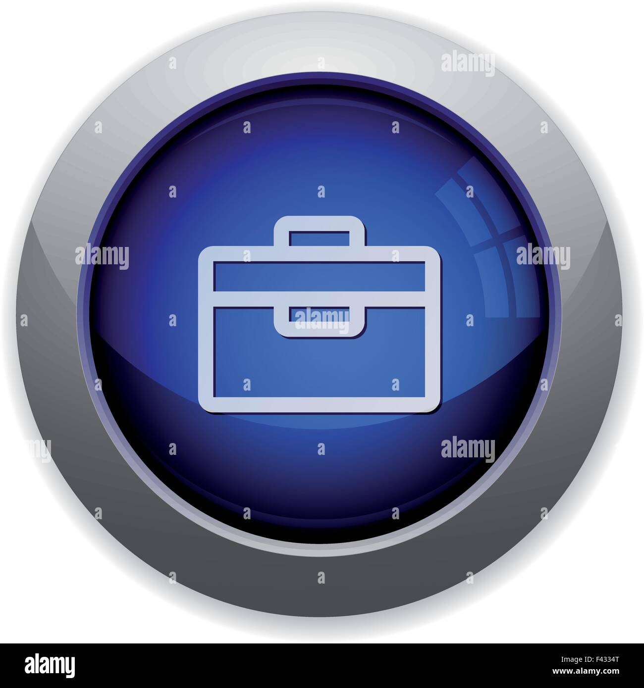 Blue glossy toolbox web button Stock Vector Image & Art - Alamy