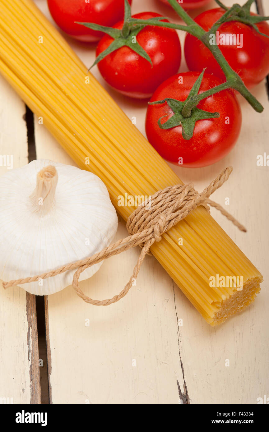 Italian basic pasta ingredients Stock Photo - Alamy