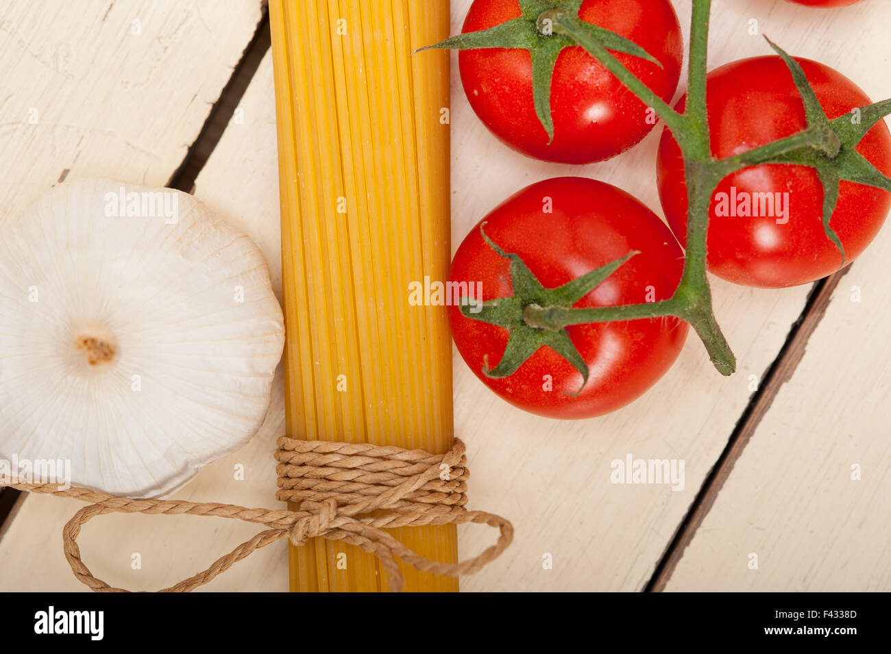 Italian basic pasta ingredients Stock Photo - Alamy