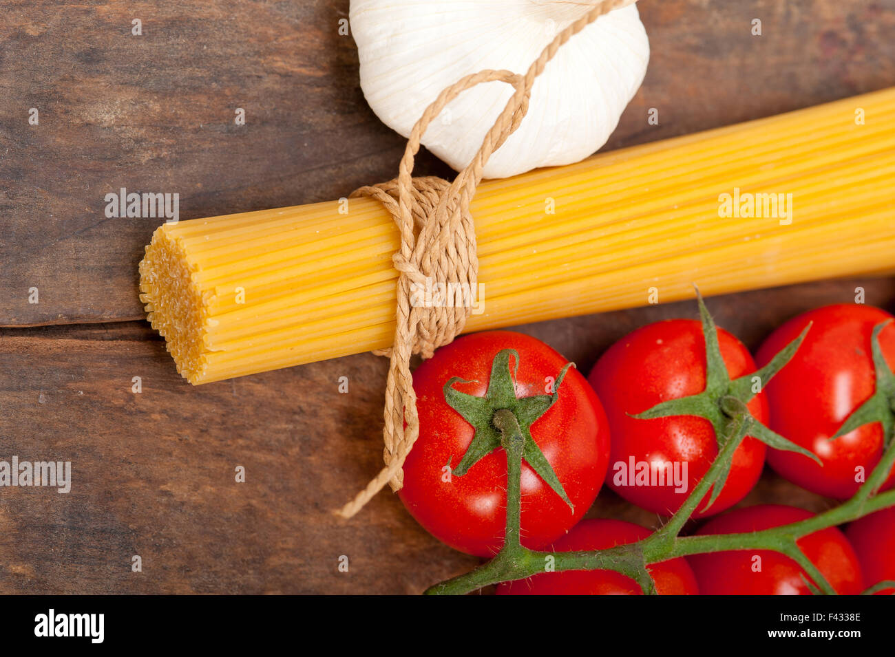 Italian basic pasta ingredients Stock Photo - Alamy