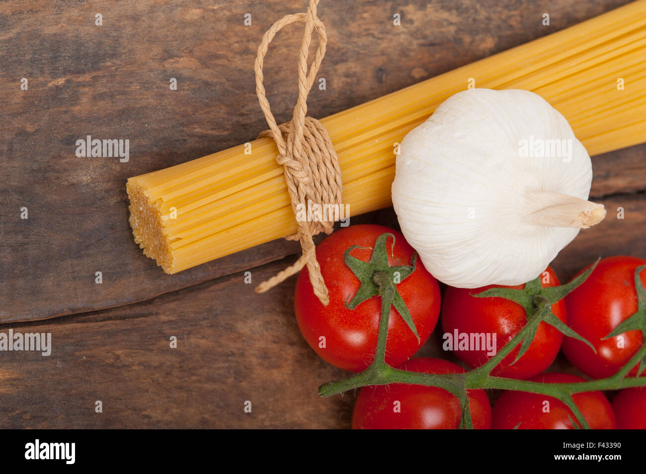 Italian basic pasta ingredients Stock Photo - Alamy