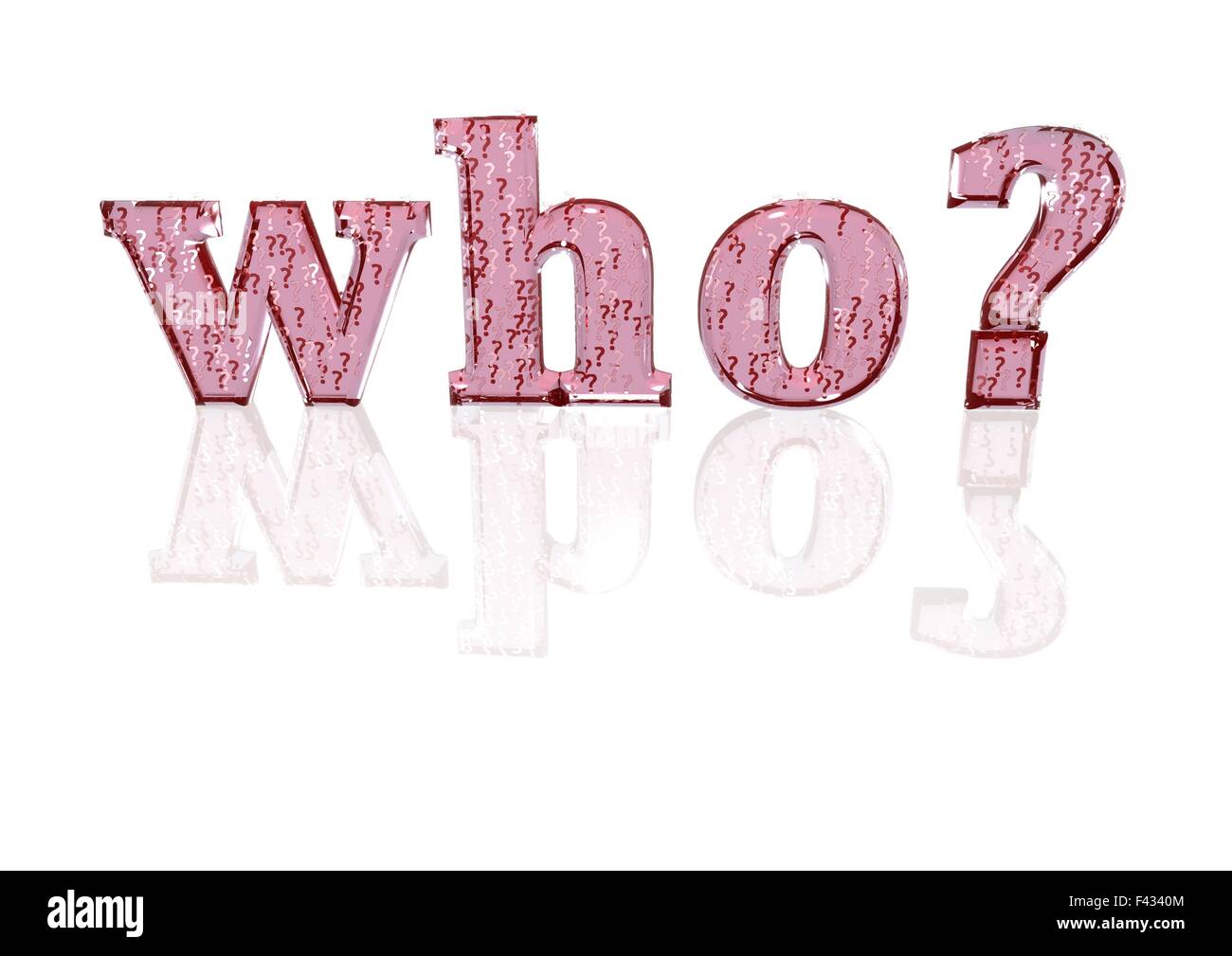 The question who Stock Photo - Alamy