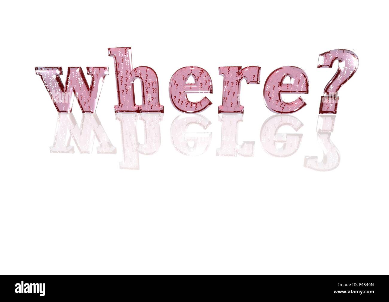 The question where Stock Photo - Alamy