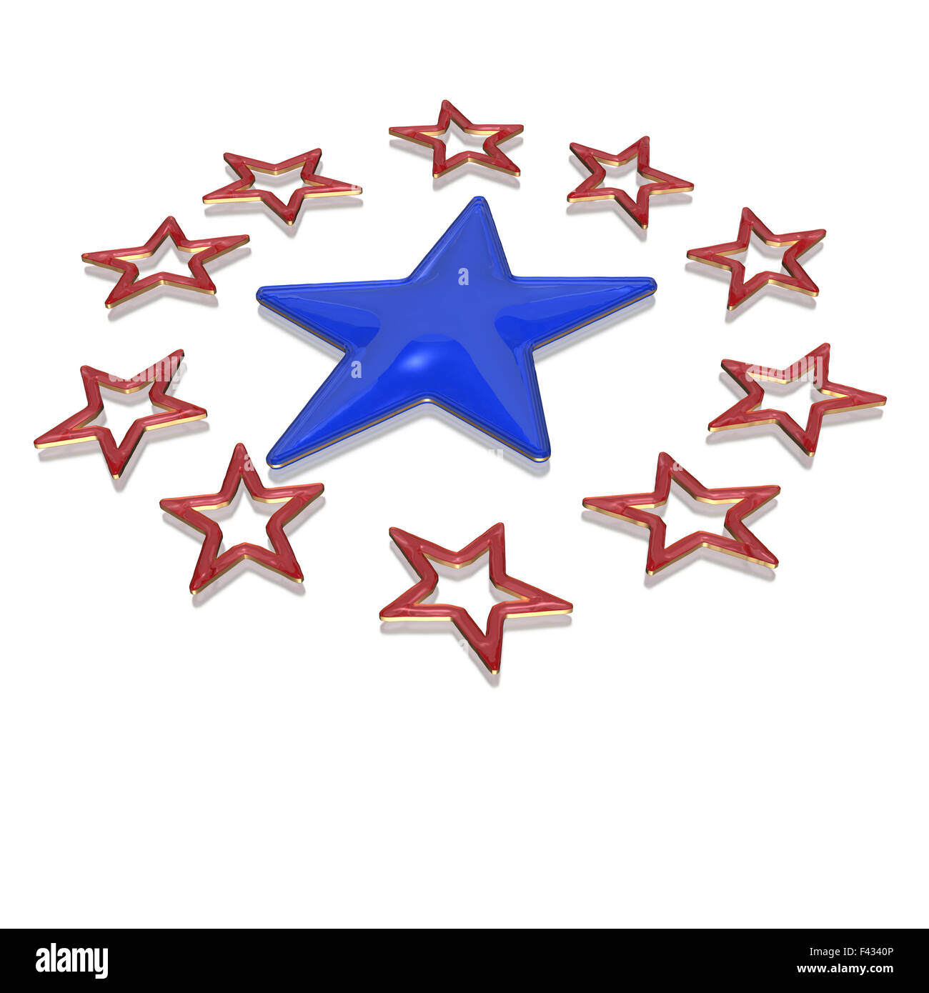 Shiny gold star small stars Cut Out Stock Images & Pictures - Alamy