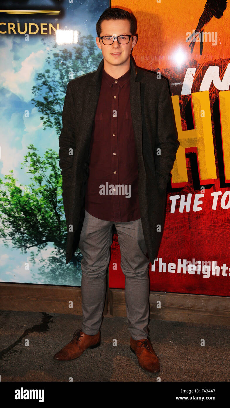 London, UK. Harry Reid at 'In The Heights' press night, at King's Cross ...