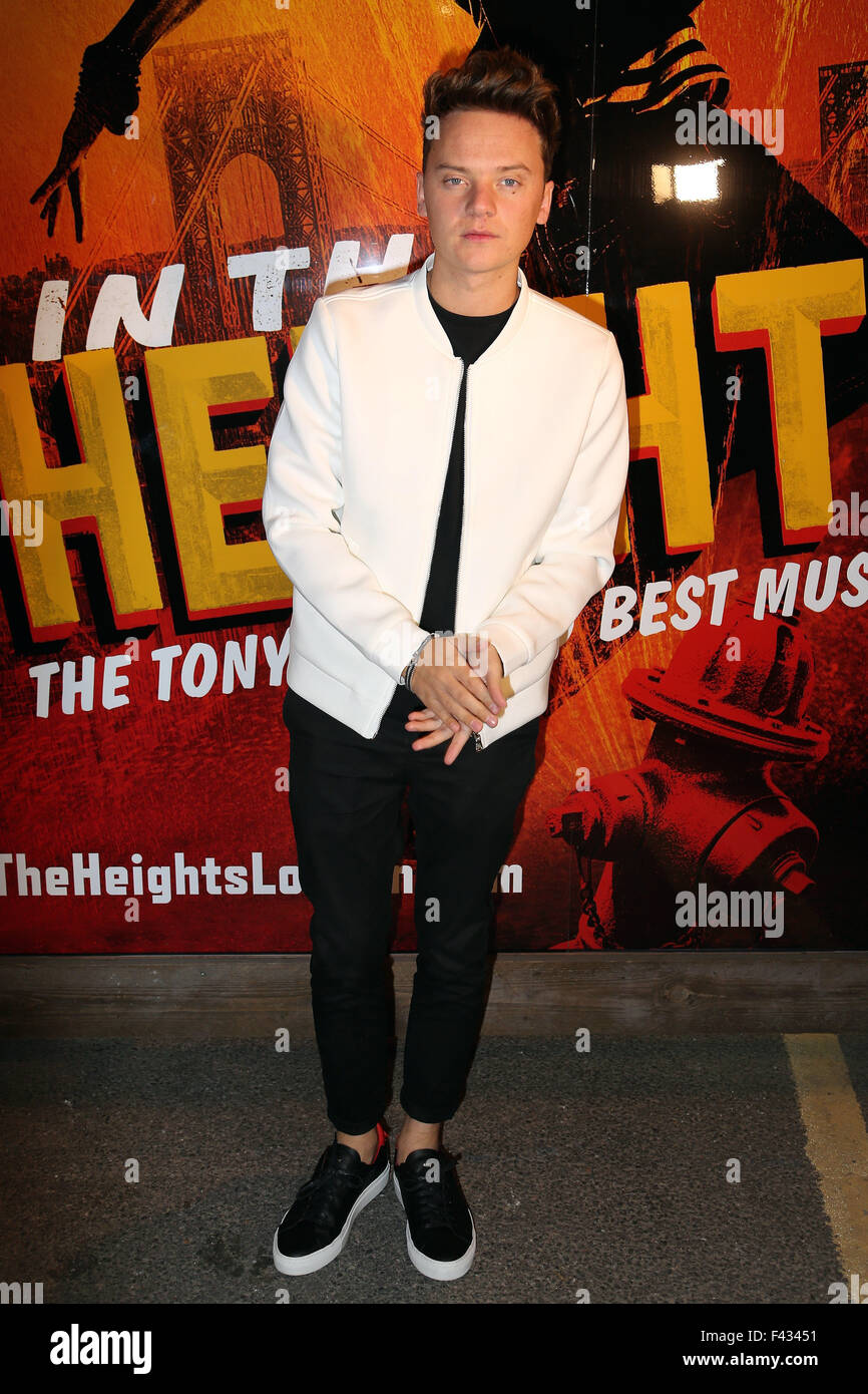London, UK. Conor Maynard at 'In The Heights' press night, at King's ...