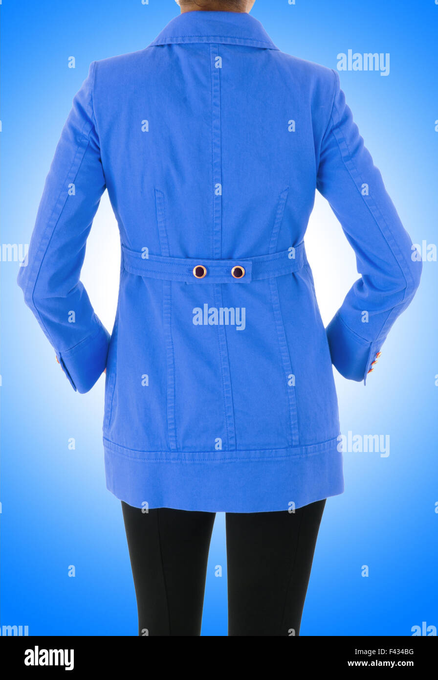 Stylish jacket isolated on model Stock Photo - Alamy