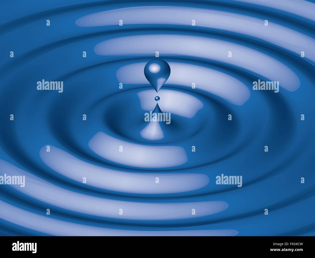 Reflection in a water droplet Stock Vector Images - Alamy