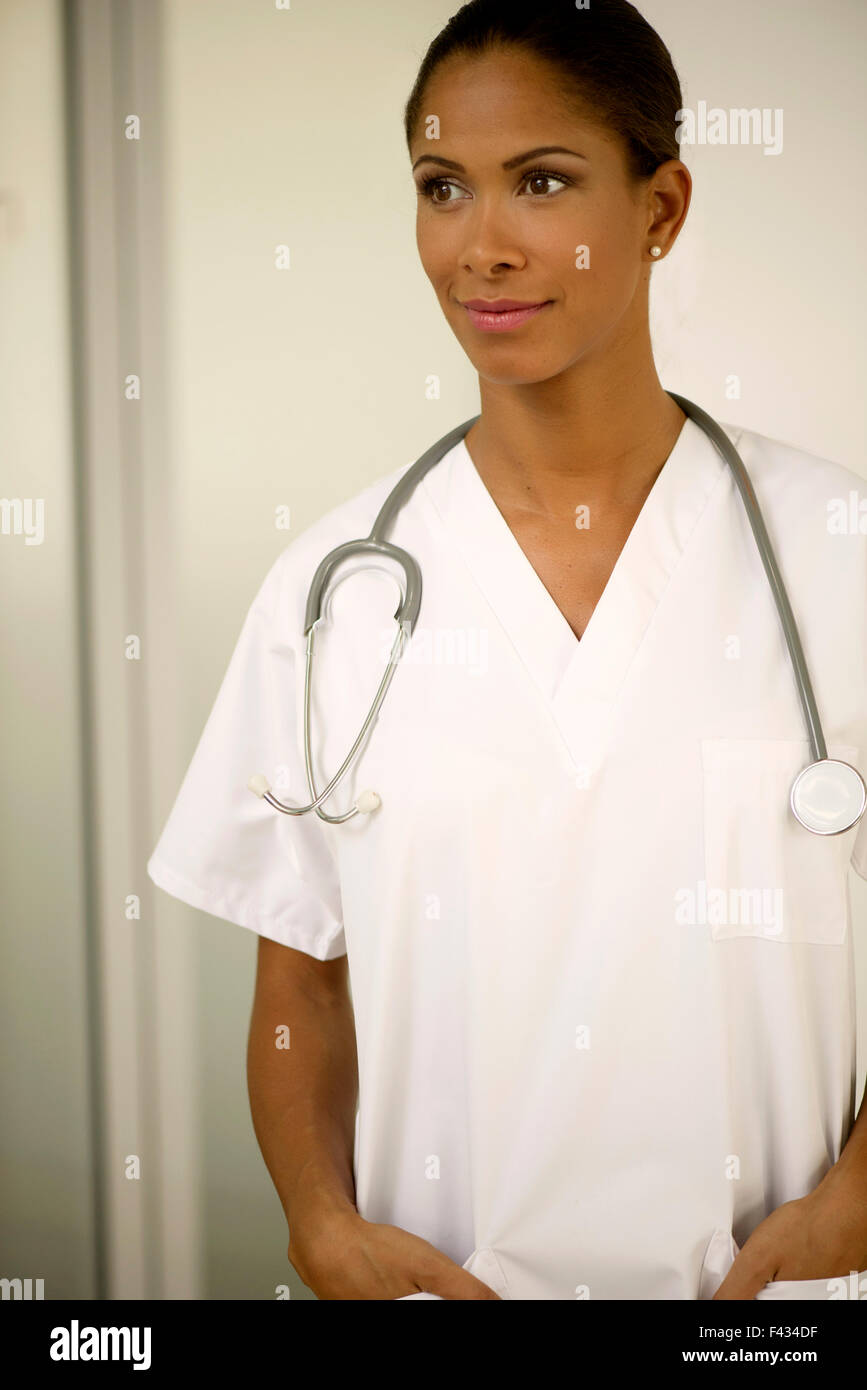 Female nurse, portrait Stock Photo - Alamy
