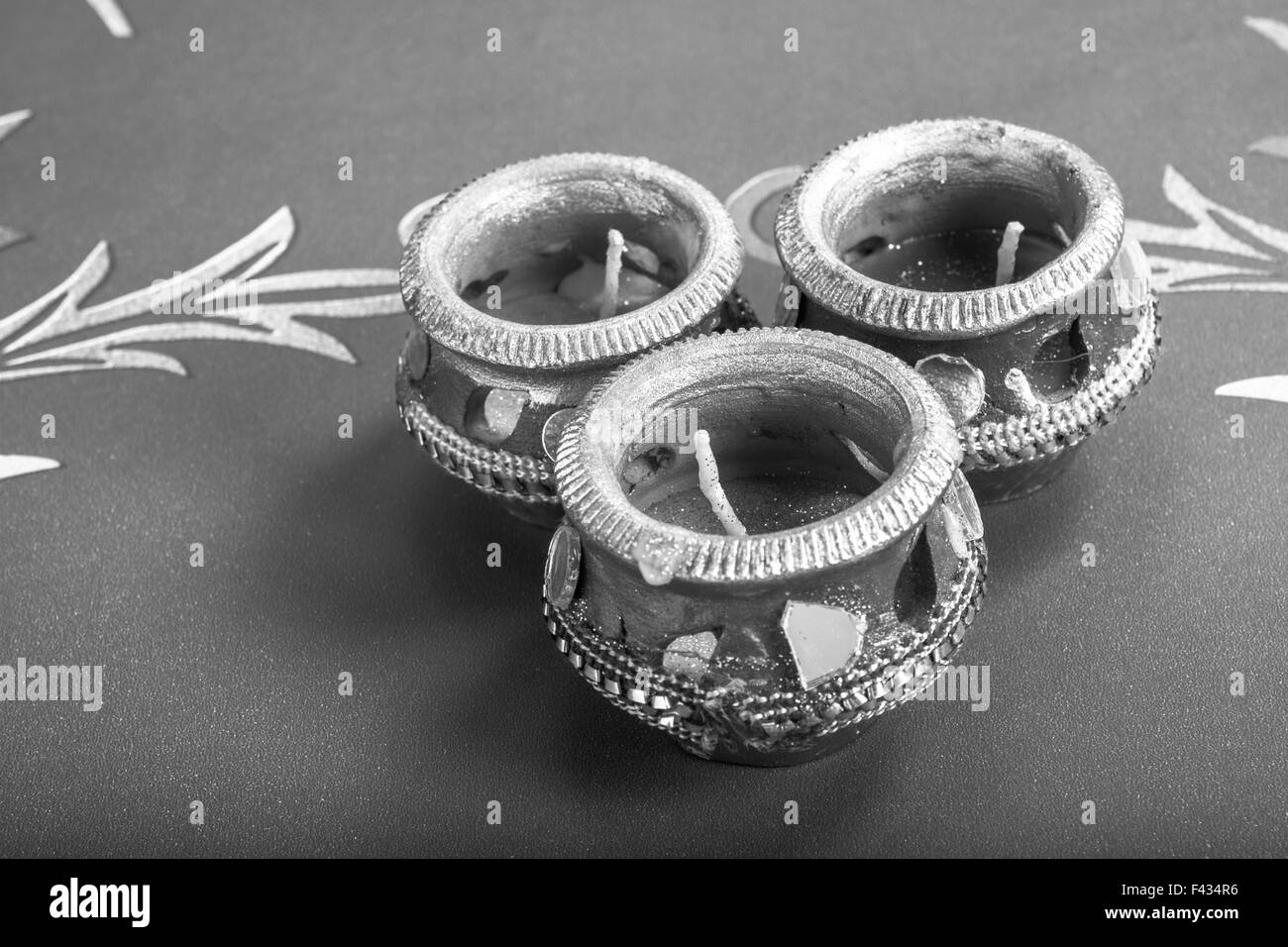 Diwali festive art Black and White Stock Photos & Images - Alamy