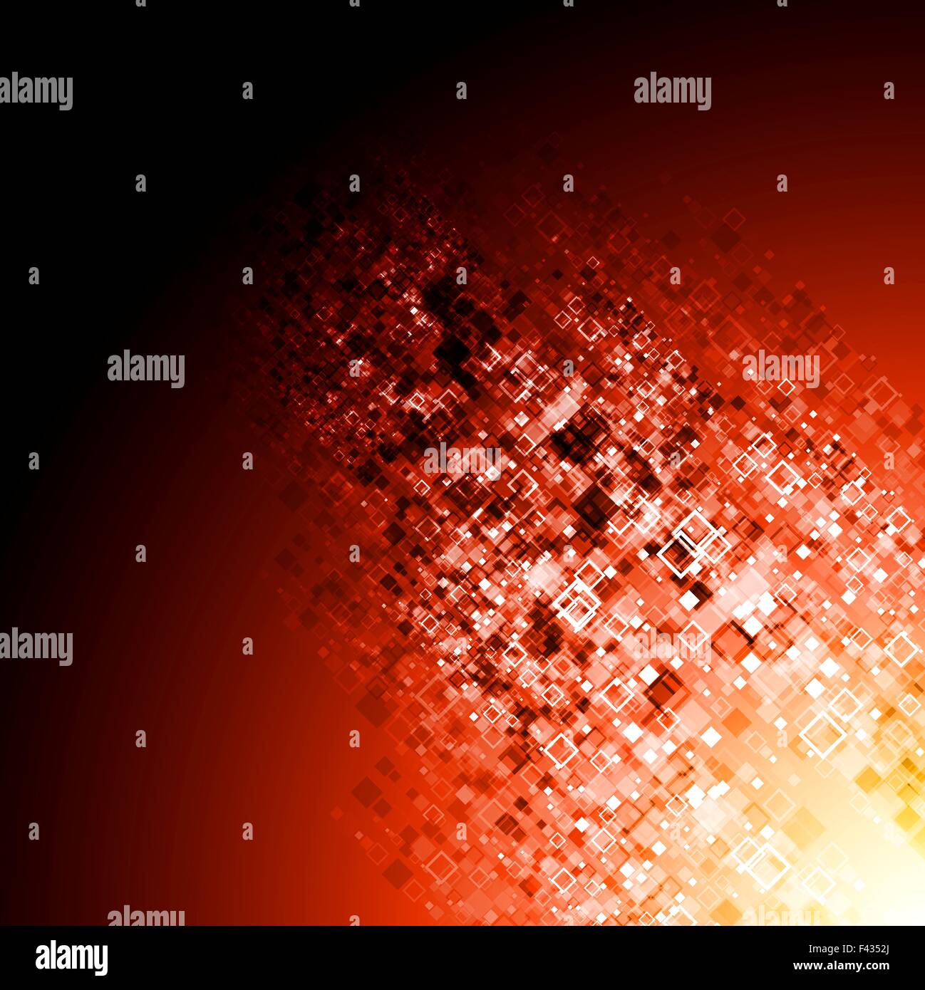 Abstract red tech background Stock Photo - Alamy