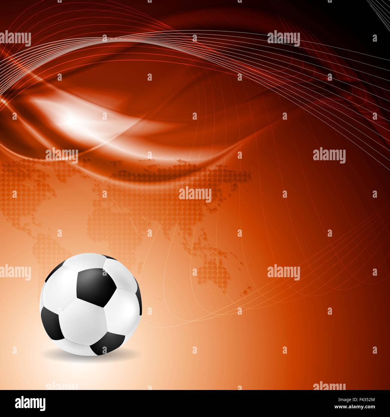 Soccer bright background with abstract waves Stock Photo - Alamy