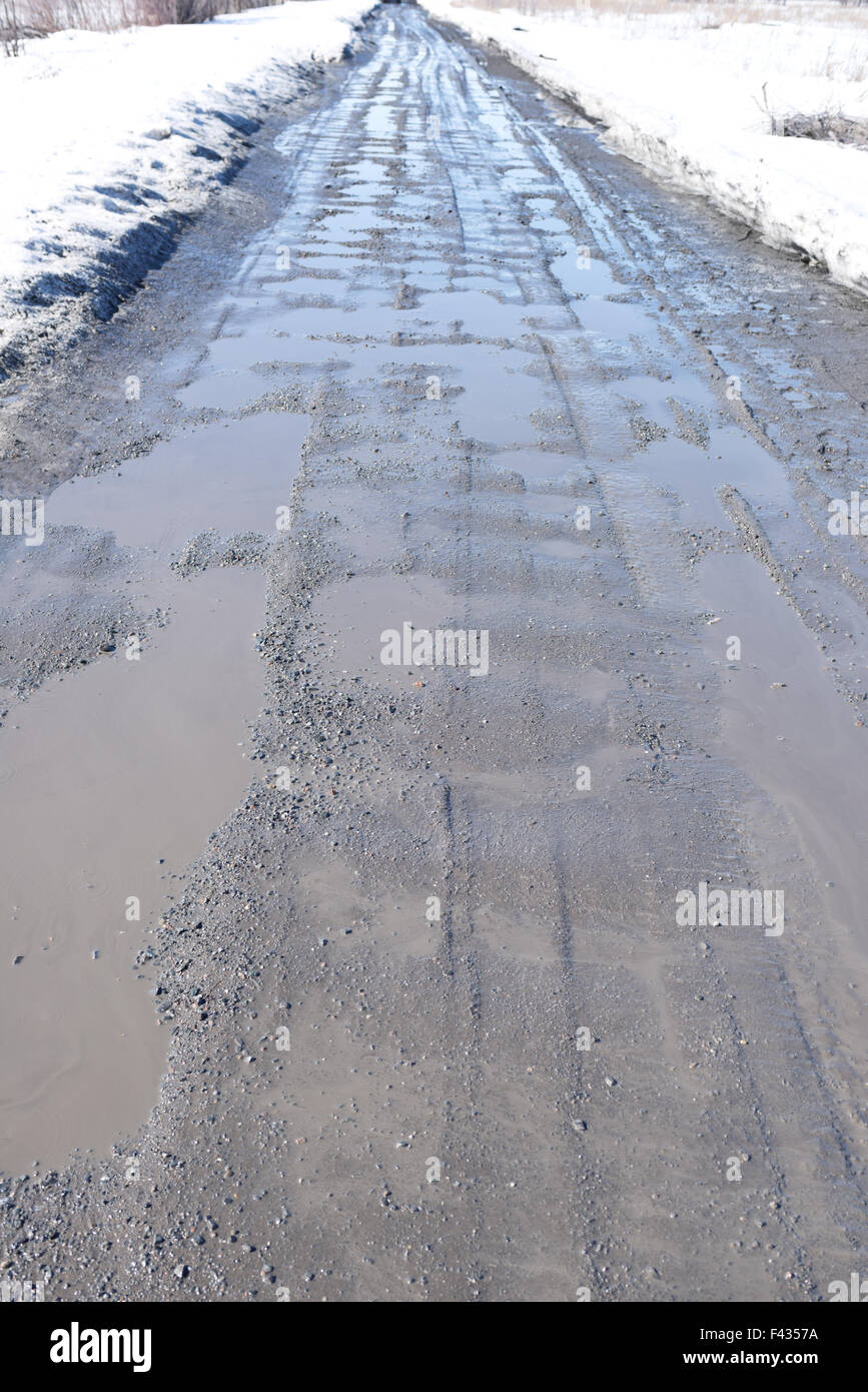 Dirty road hi-res stock photography and images - Alamy