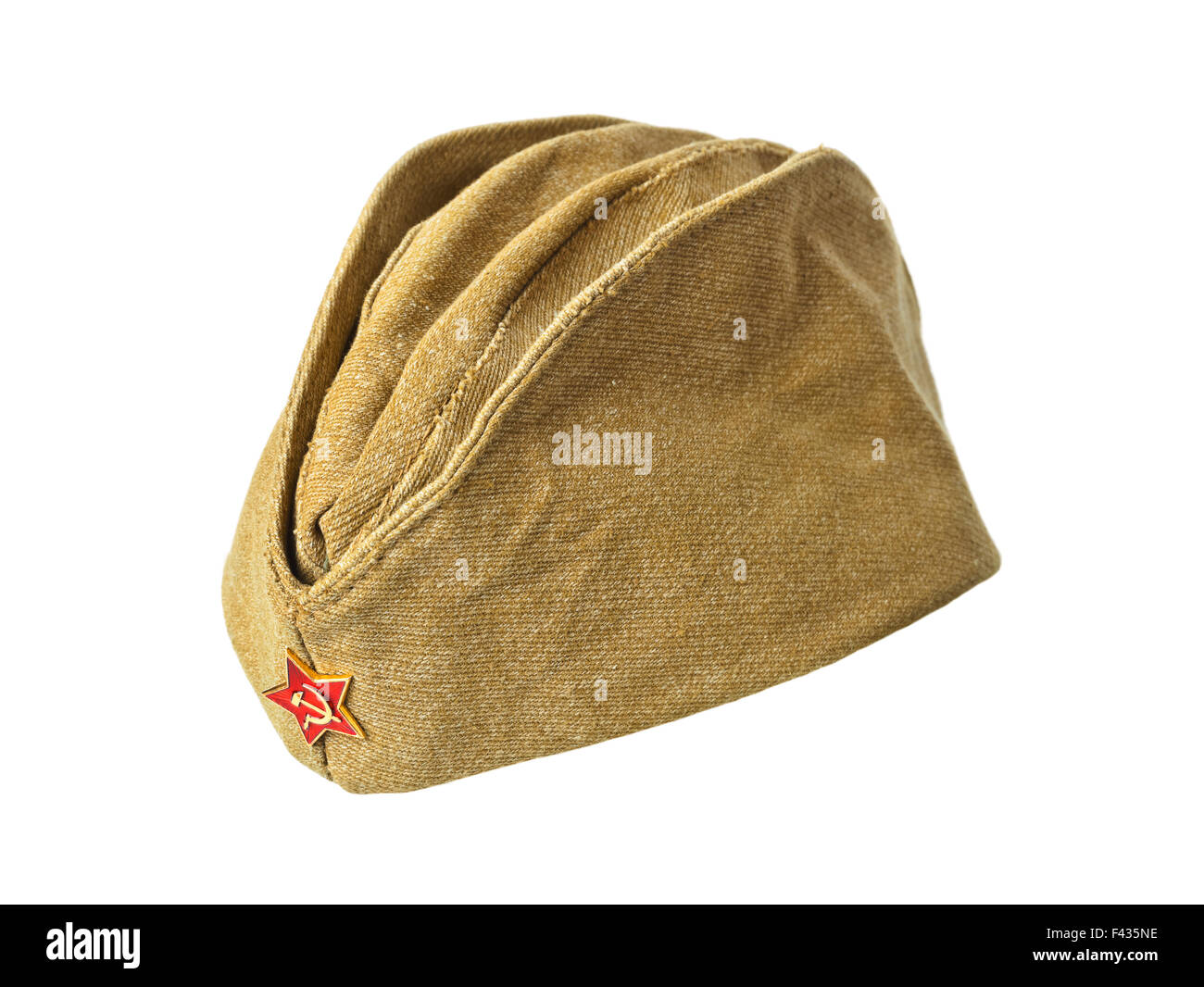 Soviet Army soldiers forage-cap Stock Photo - Alamy