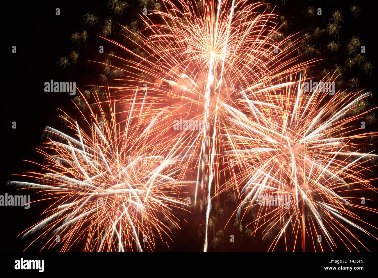 Colorful holiday fireworks Stock Photo - Alamy