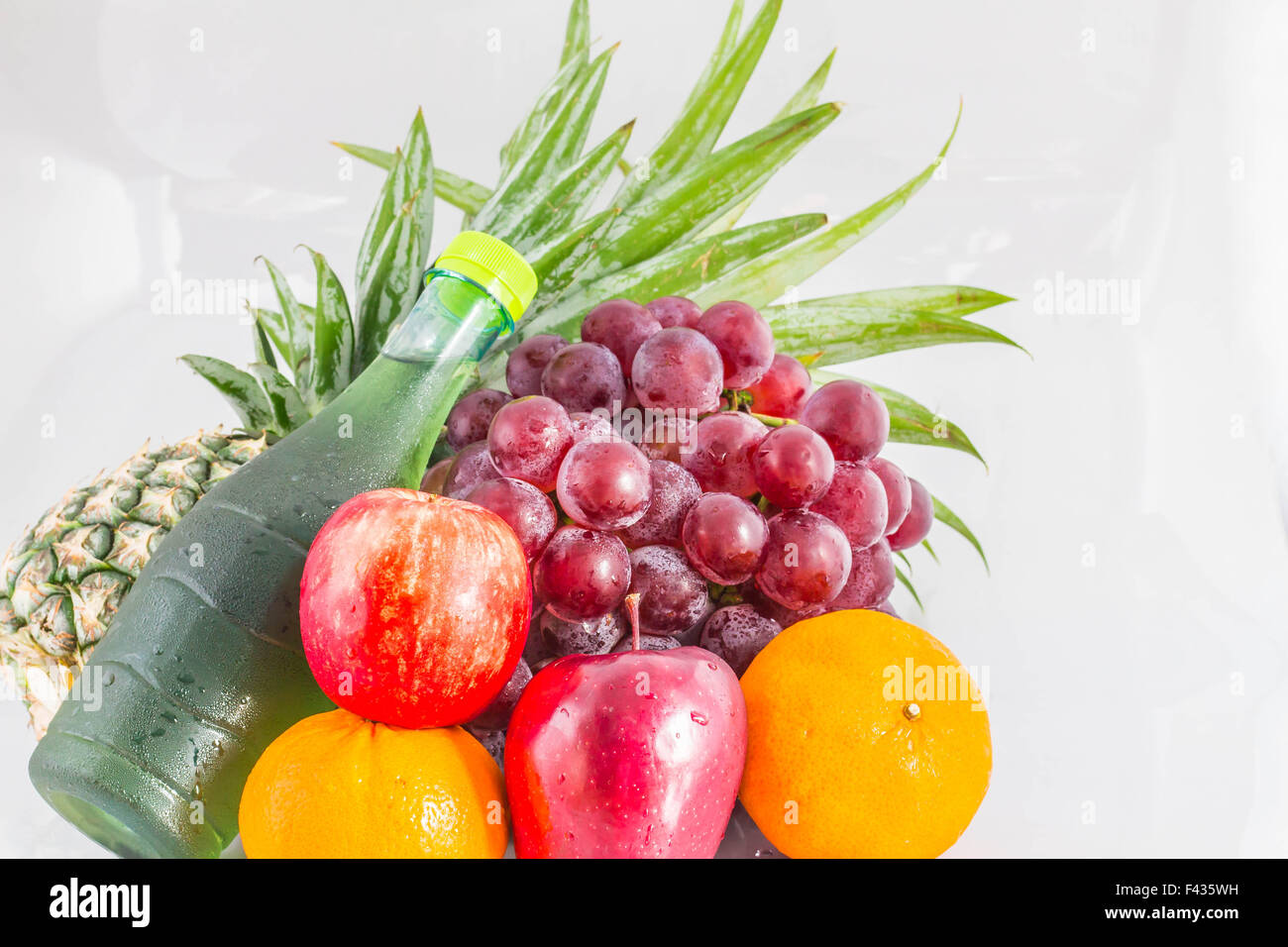 Assorted fruit with isolated background Stock Photo - Alamy