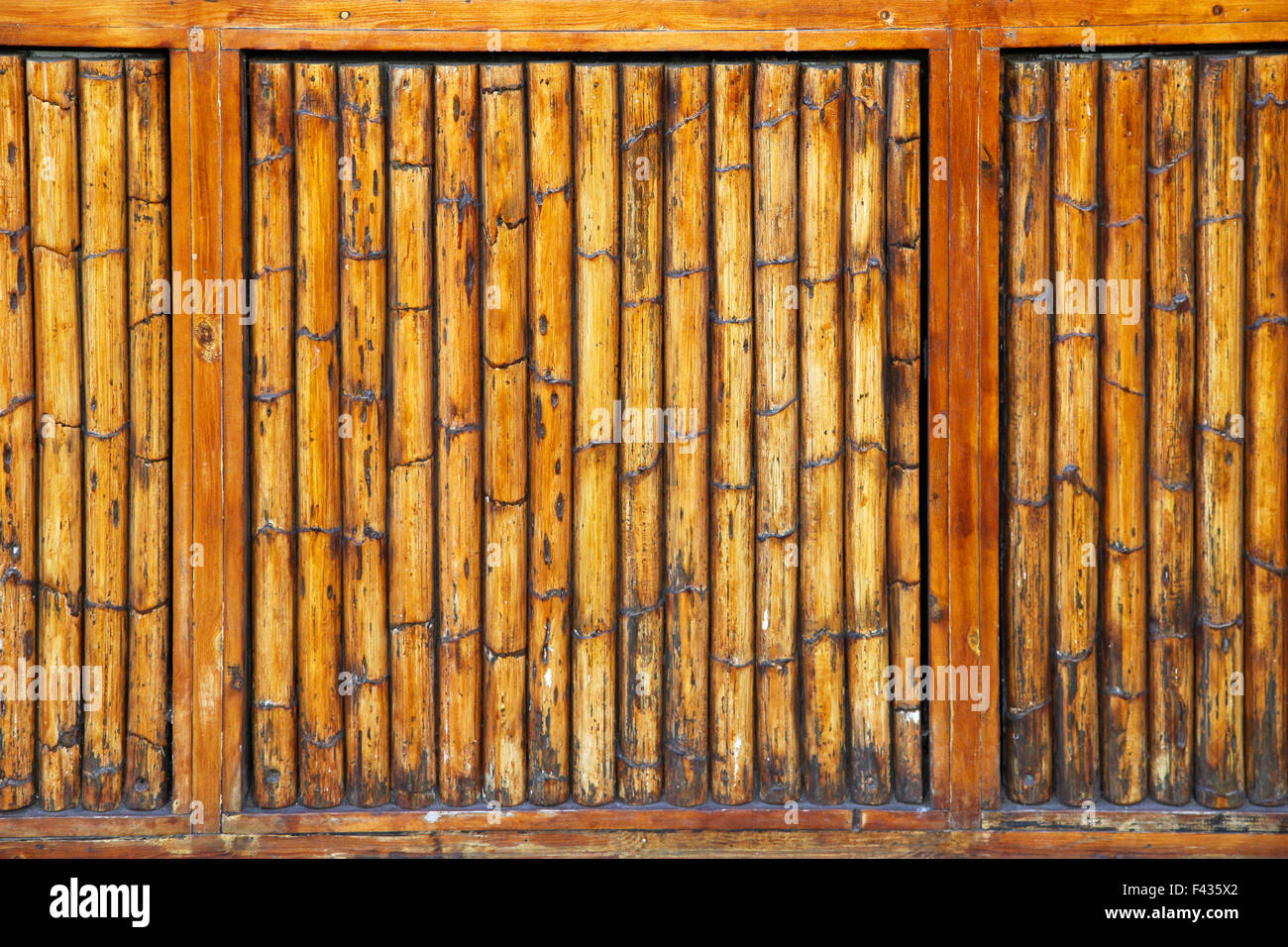 Wall Made Bamboo High Resolution Stock Photography and Images - Alamy