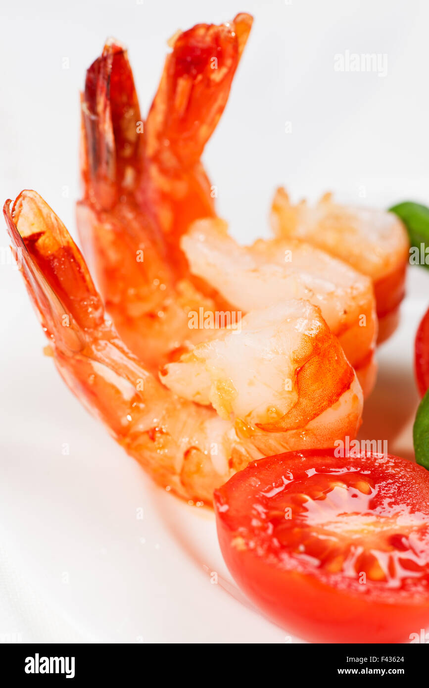 Close up gourmet dish shrimp hi-res stock photography and images - Alamy
