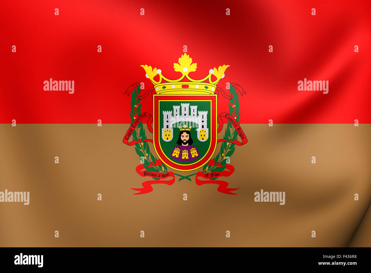 Flag of Burgos City Stock Photo - Alamy