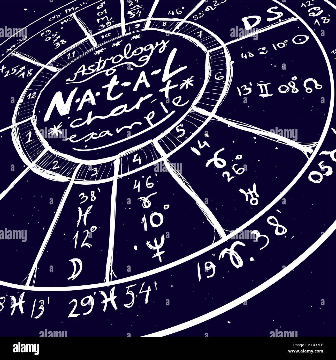 Moon Aspect Stock Vector Images - Alamy