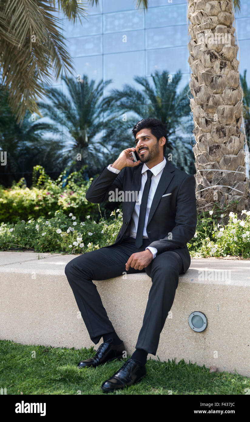 Man in park talking on hi-res stock photography and images - Alamy