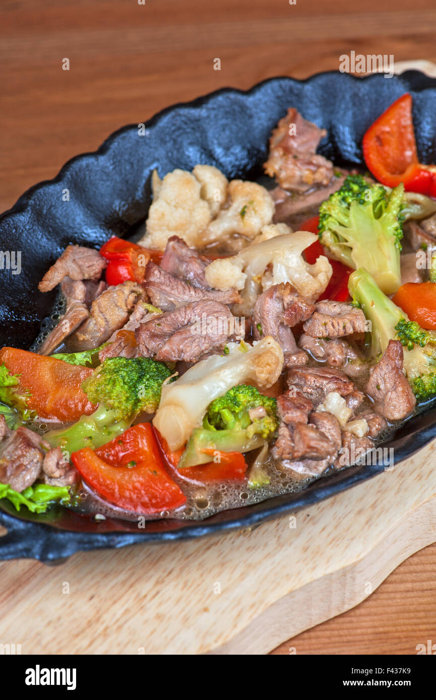 meat with vegetables Stock Photo - Alamy